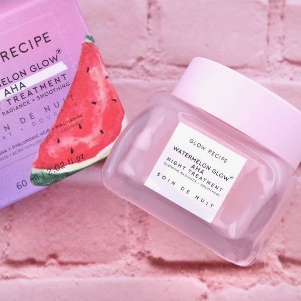GLOW RECIPE WATERMELON GLOW AHA NIGHT TREATMENT – Zeeneh Cosmetics